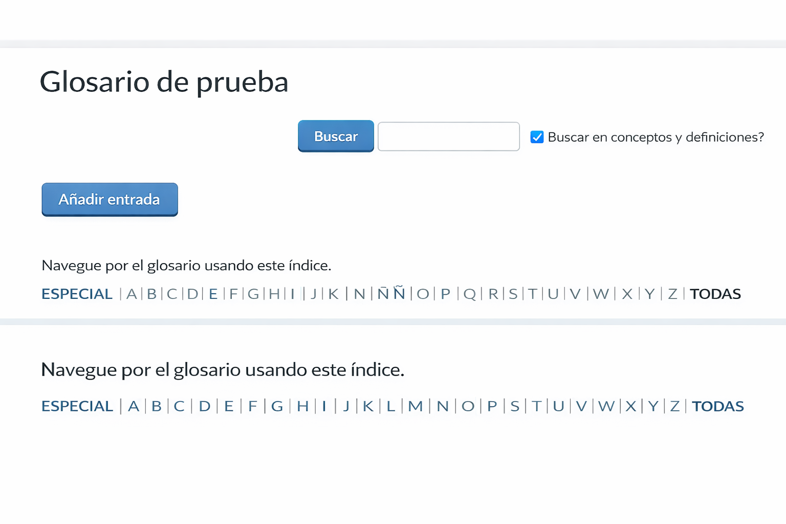 Diccionario de términos de Moodle para estudiantes y profesores